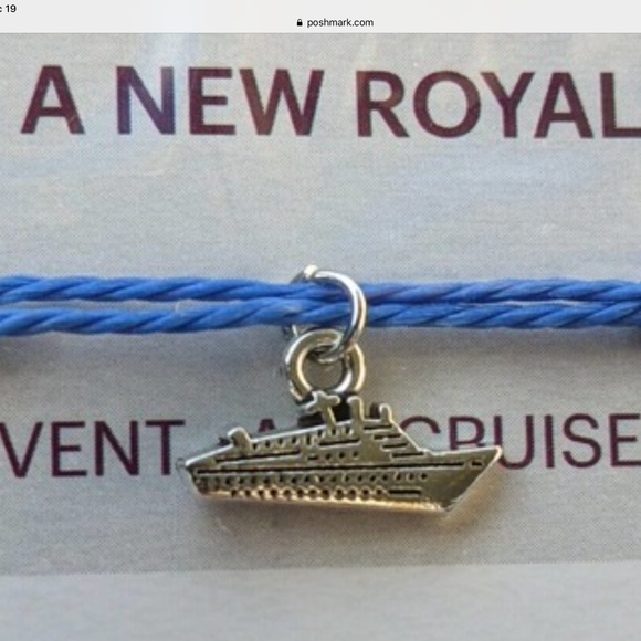 Effy | Jewelry | Effy Royal Caribbean Cruise Ship Charm Blue Adjustable ...